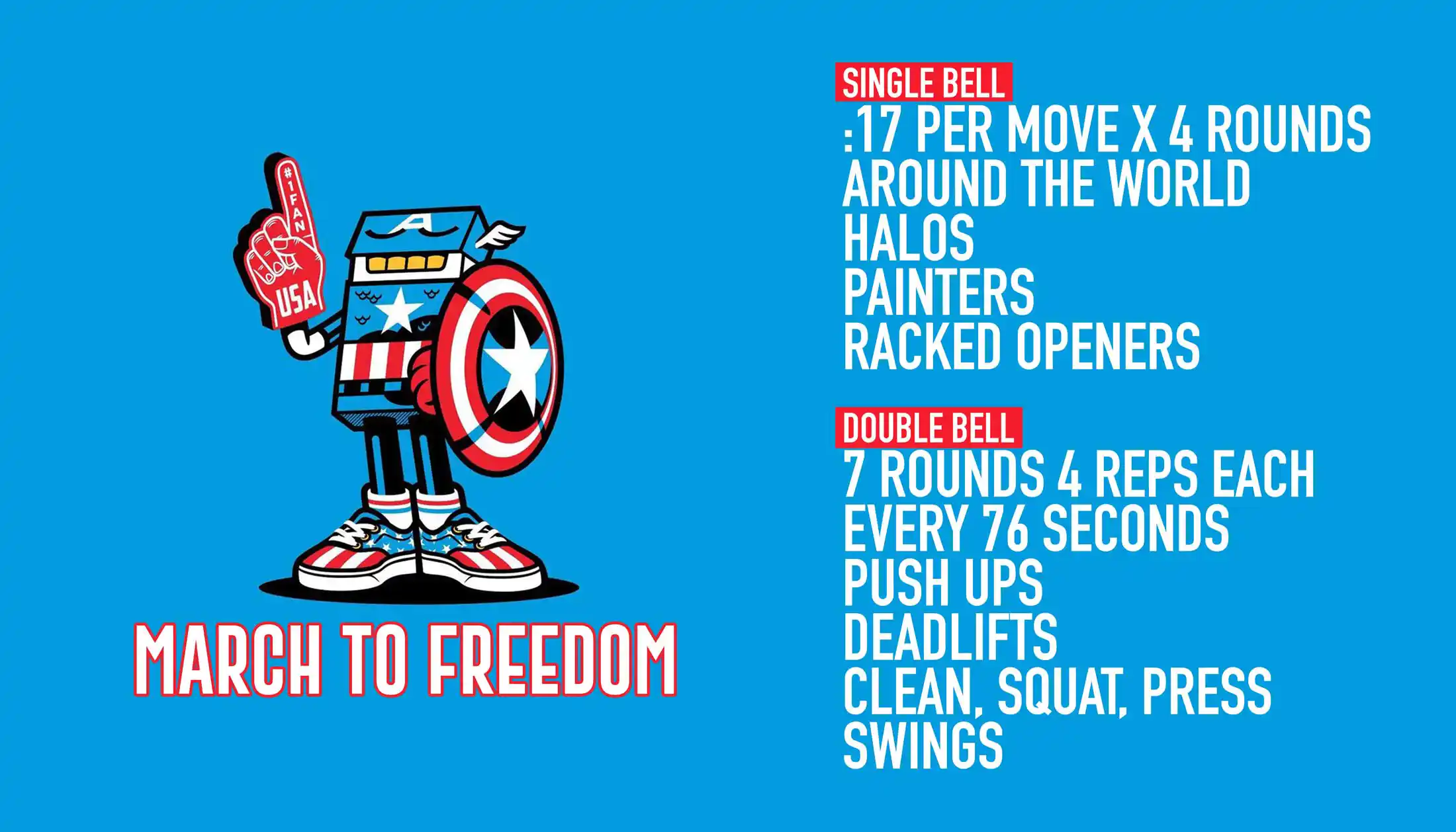 March to Freedom WOD - Academy of Self Defense